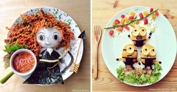 Stay-At-Home Mom Makes Creative Lunches For Her Kids, Becomes Internet ...